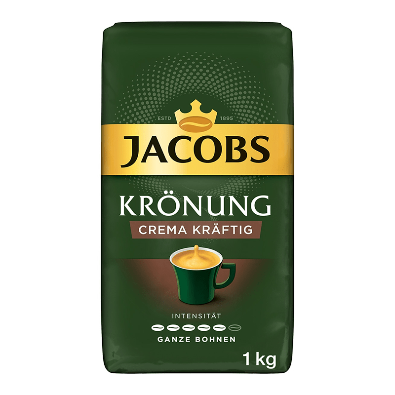 Cafea Jacobs Crema Kraftig Boabe 1kg (Boabe) – Vinimediat