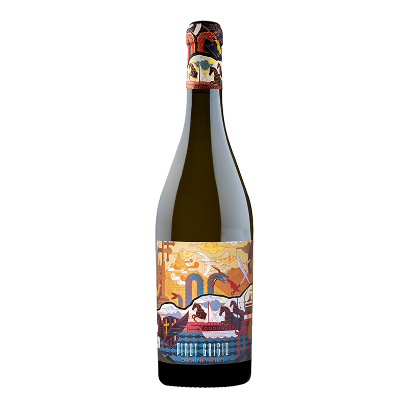 Vin Rosu Domini Veneti Marco Polo Pinot Grigio Venezie DOC 0.75L ...